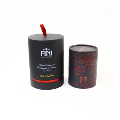 China Custom kraft paper cylinder paper tube cylinder biodegradable round paper box paper tube for sale