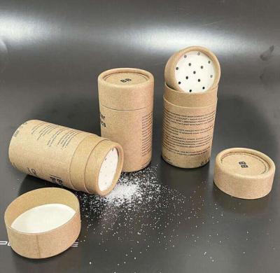 China Milieuvriendelijke, op maat gemaakte papieren poedershake-tube met dobbelstenen en een aangepast logo Te koop