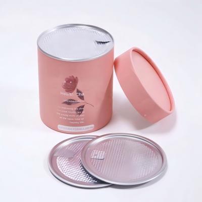 China Cylindrical paper tube food protein powder round box packaging for sale