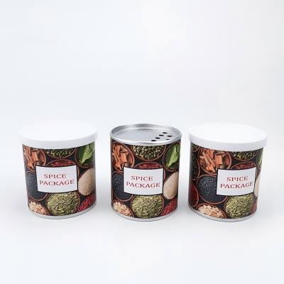 Cina Tappo per bottiglia di spezie personalizzato, barattolo di spezie in cartone, confezione per barattoli di carta, confezione per condimenti riciclabile in vendita