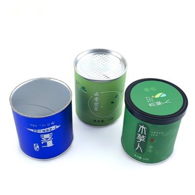China Custom wholesale container paper jar tea sample cylindrical packaging for sale