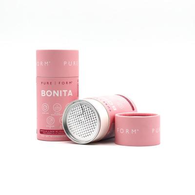 China Customized environmentally friendly easy-to-tear metal sealed paper tube packaging, suitable for tea, dried fruits, etc. for sale