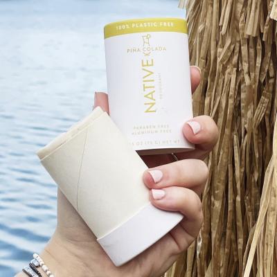 China Customized empty oval deodorizing stick container tube deodorizing stick packaging container for sale