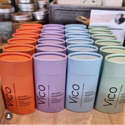 China Customized empty oval deodorizing stick container tube deodorizing stick packaging container for sale