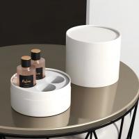 Quality A custom-designed luxury textured leather cylindrical box, an eco-friendly 6ml for sale