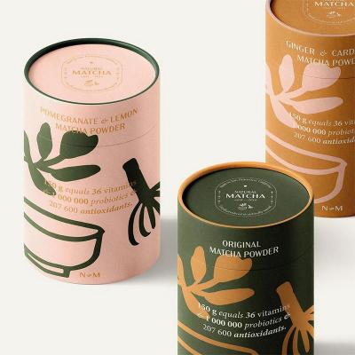 China Customized high-end food-grade tea boxes, candles, and kraft paper cylindrical cardboard packaging tubes for sale