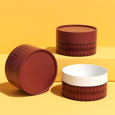 China Biodegradable food-grade packaging baking cylindrical cake box cardboard tube for sale