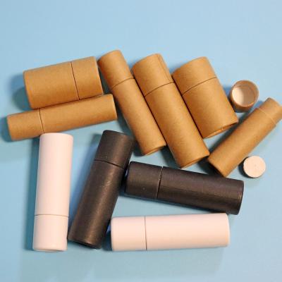 China 0.3 oz eco-friendly push-pull paper tube packaging for cosmetics, lotion sticks, and lipsticks. for sale