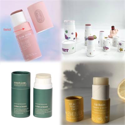 China Empty deodorizing stick container, push-paper deodorizing tube, eco-friendly, can be used with lipstick. for sale
