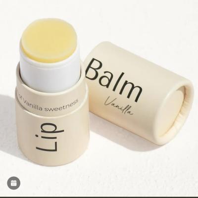 China Customized rotating paper tube lip balm cardboard round tube deodorant packaging for sale