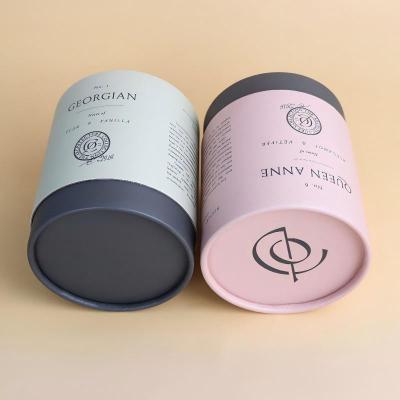 China Customized biodegradable printed kraft paperboard specialty paper tube packaging for sale