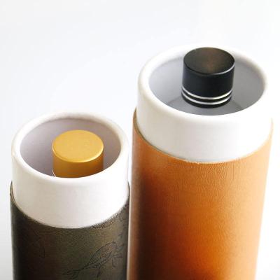 China Luxury custom-made paper tubes, suitable for cosmetics and fragrance packaging, made from biodegradable recycled materials. for sale