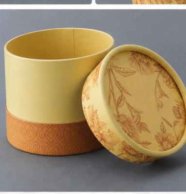 China Eco-friendly Custom Biodegradable Kraft Paper Tube Box for Loose Tea for sale