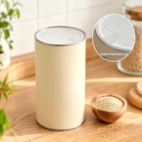 China Custom-sized, eco-friendly round paper tubes with an easy-open ring cap. for sale