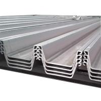 China Hot Rolled U Type Interlocking Q235 Steel Sheet Piles 30,000 Ton Stock for sale