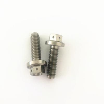 China O ISO M8x40 encanta os parafusos flangeados GR5 do titânio da cabeça à venda