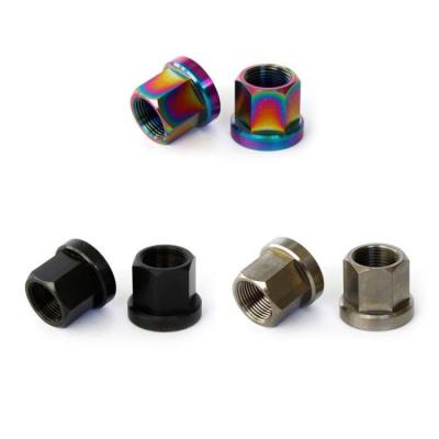 China Customized M12 X 1.5 Titanium Lug Nuts For Wheels 35mm 40mm 45mm Length for sale