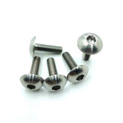 中国 ISO7380 M3x6 Round Head Titanium Bolt / Screw For Bicycle 販売のため