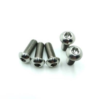 Cina ISO7380 M3x6 Round Head Titanium Bolt / Screw For Bicycle in vendita