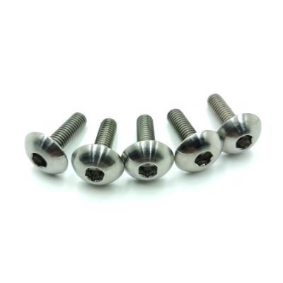 中国 ISO7380 M3x6 Round Head Titanium Bolt / Screw For Bicycle 販売のため