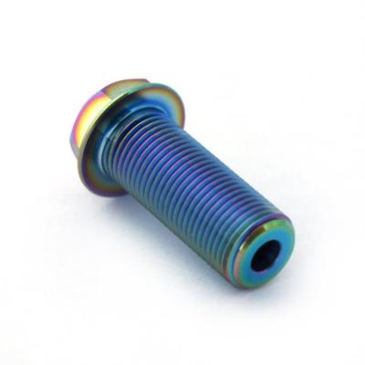 Cina Anodized Gold Titanium Bolt M8 For Bicycle in vendita