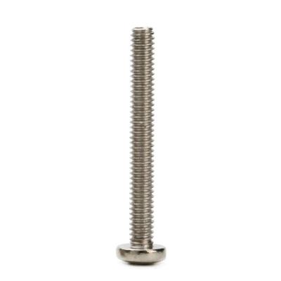 Cina DIN 7986 M2 M3 M4 M5 M6 M7 M8 Stainless Steel 304 Cross Recessed Pan Phillips Head Metric Thread Machine Screws in vendita
