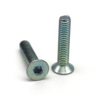 China Countersunk Hex Head Screw Hexagon Socket Flat Head Bolts DIN 7991 M3 M5 12mm 50mm Carbon Steel for sale