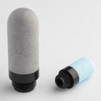 China PSE-15 HDPE Plastic Filter Muffler Breather Quick Connect Coupling 0-10bar 40μm for sale