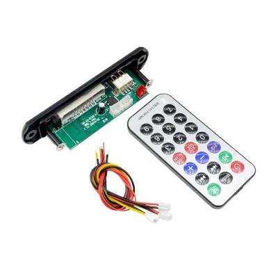 Cina radio a distanza di deviazione standard FM di USB TF del bordo del decodificatore MP3 di 12V 3.5AUX Bluetooth 4,1 per l'automobile in vendita