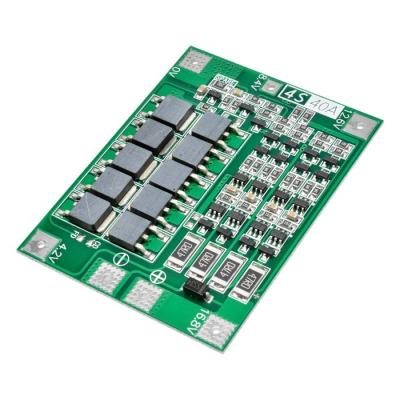 Cina modulo del caricatore BMS Protection Board Balanced di 4S 40A Li Ion Lithium Battery 18650 in vendita