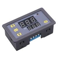 China 24V 10A Digital LED Dual Display Cycle Delay Timer Relay 0-999 Hours for sale