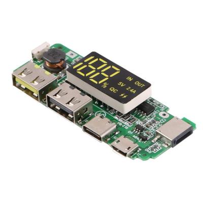 Cina Il modulo doppio del caricatore della batteria DIY del litio 18650 del controllo di qualità USB aumenta Buck Converter in vendita
