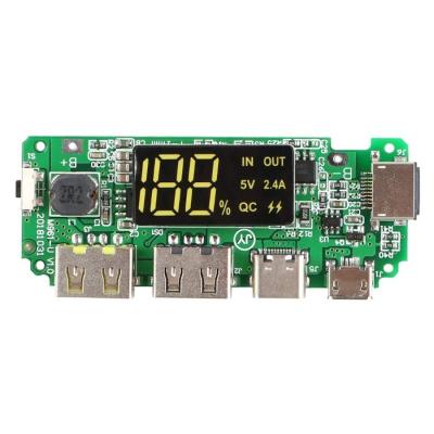 Cina Il modulo doppio del caricatore della batteria DIY del litio 18650 del controllo di qualità USB aumenta Buck Converter in vendita