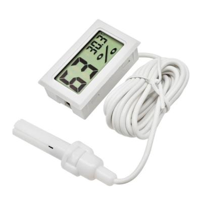 China Professioneel Mini Probe Digital Lcd Thermometer-van de de Temperatuurmeter van de Hygrometervochtigheid Binnen de Vertoningswit Te koop