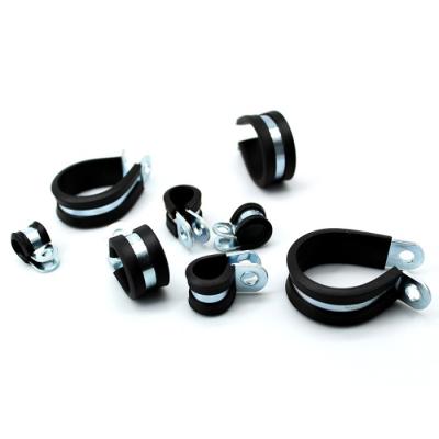 Cina German Type Fixing Rubber Clamps Cable R Type Hose Clamp For Tube in vendita