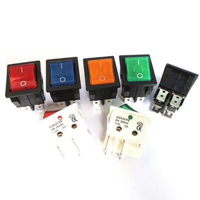 China Kcd4 encendido de 20a 25a 30a 4 fija el interruptor de eje de balancín encendido en venta