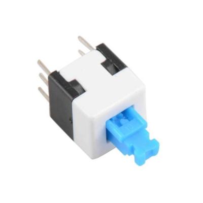 China Único e auto dobro da fileira que trava o interruptor 5,8 * 5,8 do botão do toque/7 * 7/8,5 * 8.5mm à venda