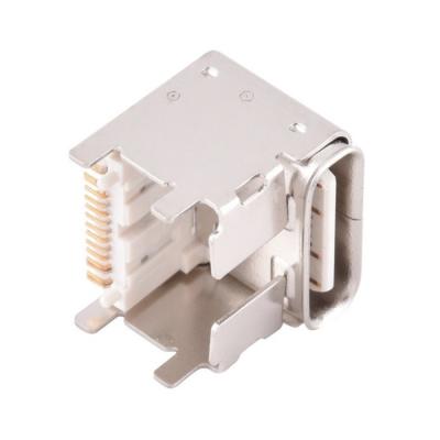 China Tipo conector elétrico impermeável do Usb da altura fêmea de C 16p à venda