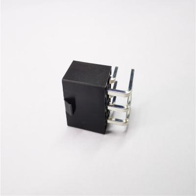 Cina Connettore ad angolo retto femminile della IMMERSIONE 6P del MX del wafer del passo di 3.0MM in vendita
