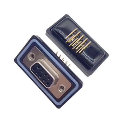 中国 防水IP67 D-SUB 15Pの女性の直角のすくいのコネクター 販売のため
