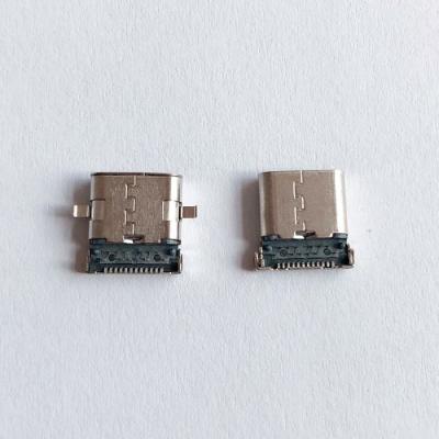 China USB datilografa C 3,1 montagem fêmea do PWB de SMT + do MERGULHO conector de 90 graus à venda
