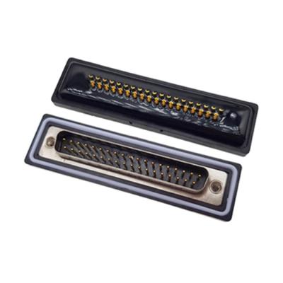 China D - Tipo masculino SECUNDÁRIO conector impermeável da solda 9P do conector à venda