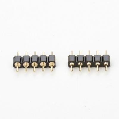 中国 2.54MMピッチの単一の列の直角のすくいはピン コネクタを機械で造った 販売のため