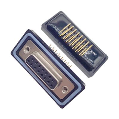 China IP67 impermeável D - fêmea 25P SECUNDÁRIA conector do MERGULHO de 90 graus à venda