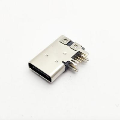 China Tipo conector ereto fêmea de USB do mergulho de C à venda