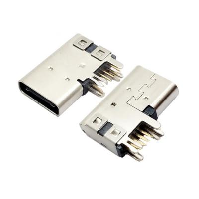 China Tipo conector ereto fêmea de USB do mergulho de C à venda