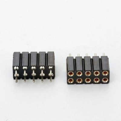 Cina Femmina del passo 2x5P di 2.0MM intorno al connettore della IMMERSIONE di Pin Right Angle in vendita