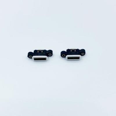 中国 ねじ穴のコネクターIP67との防水マイクロUSB ABのタイプ女性直角SMT 販売のため