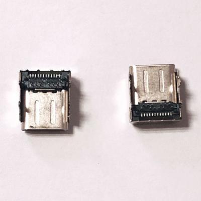 China USB 3,1 de Vrouwelijke Rechte hoek SMT van 24P + DOMPELT Schakelaar met Dubbel Schild onder Te koop