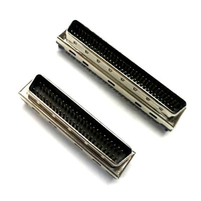 China Meio conector perfurando masculino do DB 50P de SCSI do passo para o cabo à venda